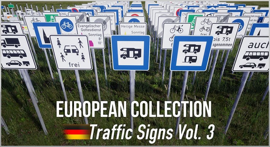 European Collection: German Traffic Signs Vol. 3 - Additional Signs ...