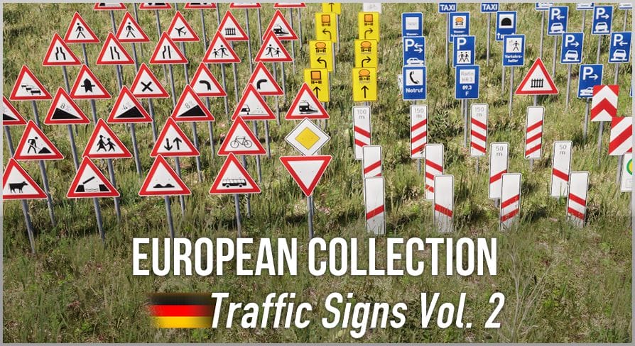 European Collection: German Traffic Signs Vol. 2 | Get-Assets