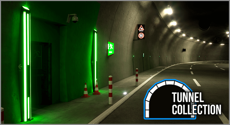 Modular Tunnel Collection - Vol. 1 | Get-Assets