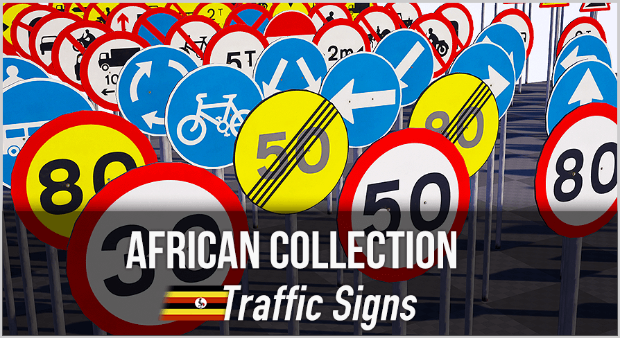 African Collection: Ugandan Traffic Signs | Get-Assets